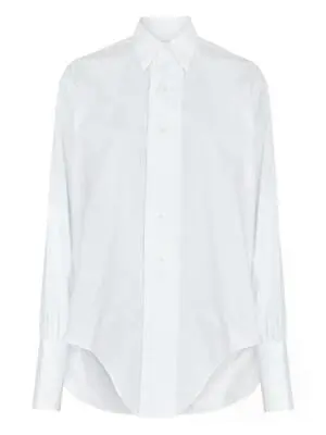Maison Margiela Curved Hem Shirts For Women
