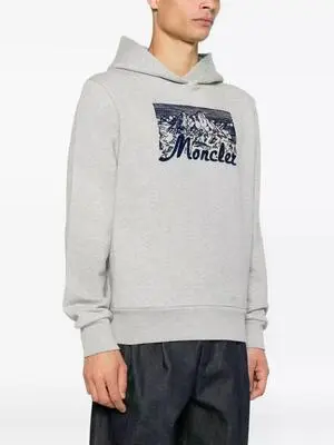 Moncler Mountain-print Hoodie
