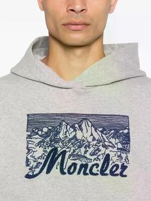 Moncler Mountain-print Hoodie