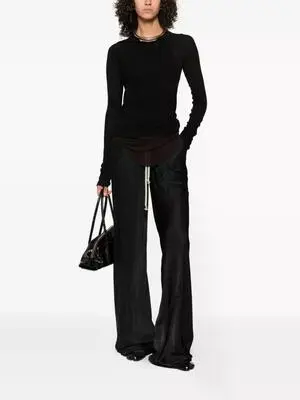 Rick Owens Ribbed-knit Long-sleeve T-shirt