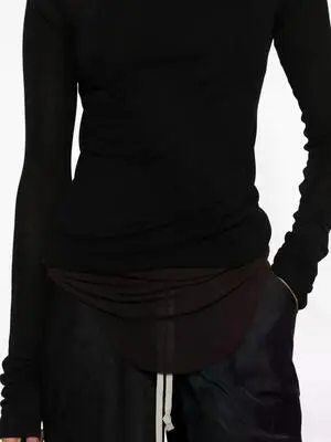 Rick Owens Ribbed-knit Long-sleeve T-shirt