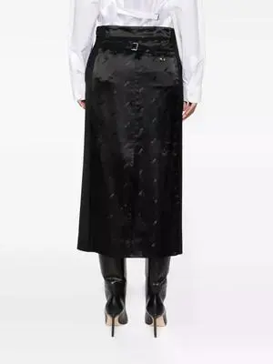 Moschino Straight Hem Lined Skirt