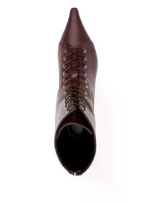AeydĒ 40mm Lace-up Pointed-toe Boots