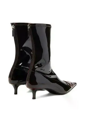 DIESEL® 45mm D-venus Patent-leather Boots - Black