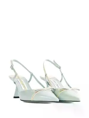JIMMY CHOO 65mm Camila Patent-leather Slingback Pumps