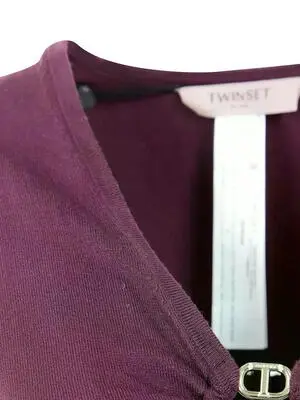 TWINSET Ring-detail Long-sleeve Dress