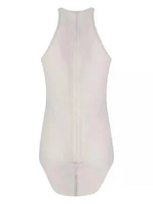 Rick Owens Ribbed Round-neck Top - Neutrals