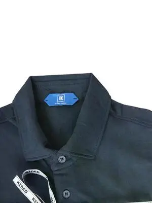 KIRED Quarter-button Polo Shirt - Blue