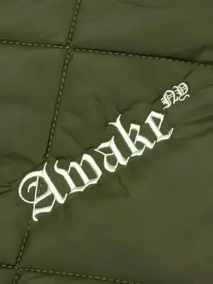 AWAKE NY Logo-embroidered Quilted Bomber Jacket