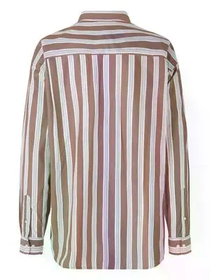 SAMSOE SAMSOE Striped Cotton Shirt