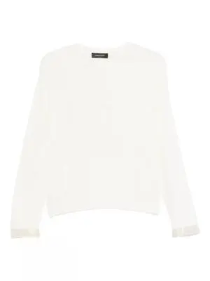 Fabiana Filippi Sequin-embellished Knitwear Sweater - White