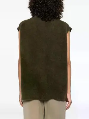 P.a.r.o.s.h Sleeveless Wool Cardigan