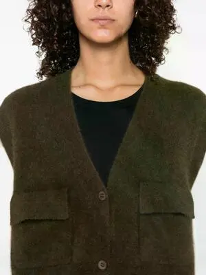 P.a.r.o.s.h Sleeveless Wool Cardigan