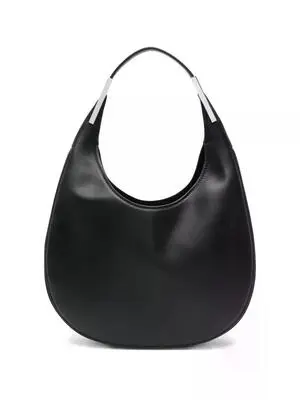 Crescent Shaped Leather Shoulder Bags
