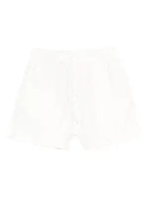 SAMSOE SAMSOE Linen Drawstring Shorts - White