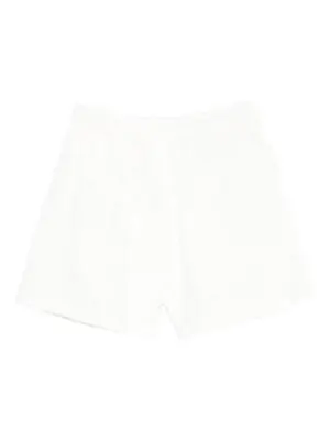 SAMSOE SAMSOE Linen Drawstring Shorts - White