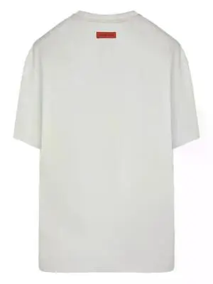 DOMAINE DES ARTISTES Short-sleeve Crew-neck T-shirt - White