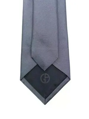 Giorgio Armani Logo-embellished Silk Tie