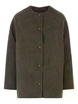 Loulou De Saison Button-fastening Wool Jacket - Neutrals