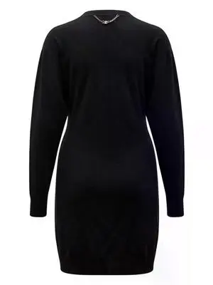 Rabanne Button-embellished Chain-detail Mini Dress