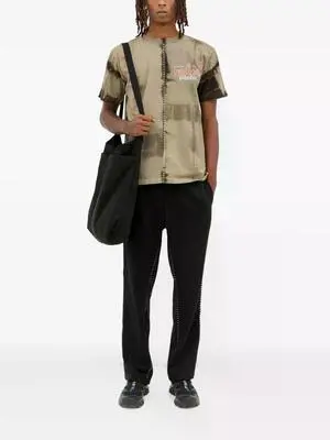 SPACE AVAILABLE Tie-dye Panelled T-shirt