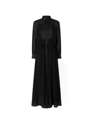 Pinko Long Sleeve Maxi Dress