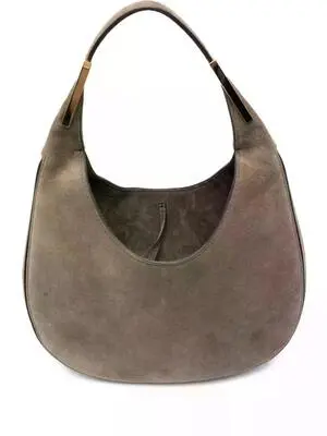Savette Small Florence Suede Shoulder Bag - Grey