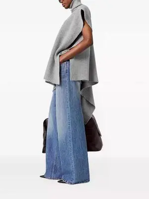 Stella McCartney Ribbed Turtleneck Poncho