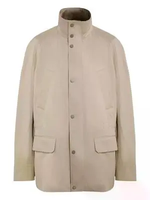 DOMAINE DES ARTISTES High-neck Jacket With Drawstring - Neutrals