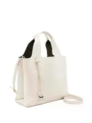 Hogan Leather Tote Bag With Top Handles
