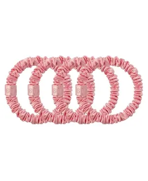 Slip 4-piece Silk Scrunchies Set - Rose