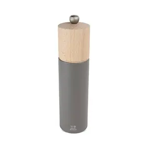 PEUGEOT Boreal Wood Pepper Mill, 8 Rock Grey