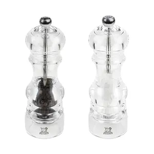 PEUGEOT Paris Nancy Duo Salt And Pepper Set Acrylic, 7 - Clear