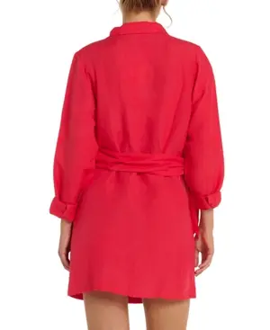 HERMOZA Isla Wrap Dress Cover Up