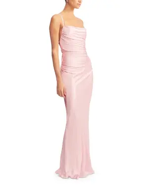 Shona Joy La Lune Lace Up Back Maxi Dress - Blossom