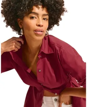 M.M.LAFLEUR Cotton Poplin Bentley Al Fresco Shirt