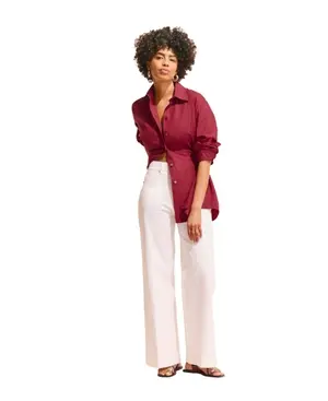 M.M.LAFLEUR Cotton Poplin Bentley Al Fresco Shirt
