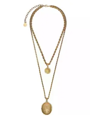 Roberto Cavalli Ray Of Sea-print Rope-chain Necklace