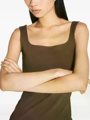 ENTIRE STUDIOS Fitted Mini Dress - Brown
