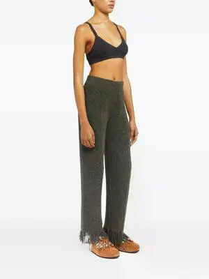 Alanui Fringed Knitted Trousers