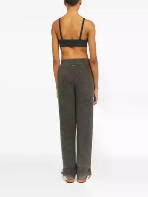 Alanui Fringed Knitted Trousers