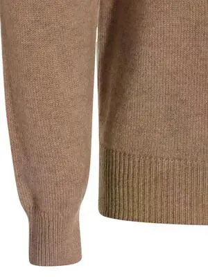 Malo Mock-neck Ribbed Cashmere Sweater