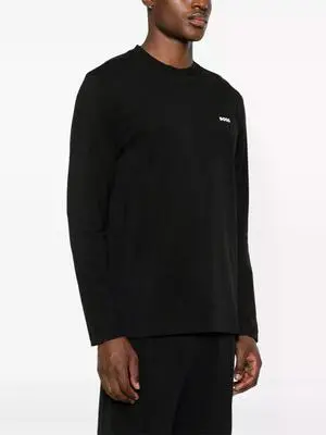 Hugo Boss Rubberised-logo Long-sleeve T-shirt