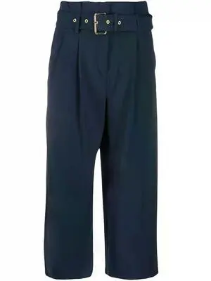 Michael Kors Belted Cropped Trousers