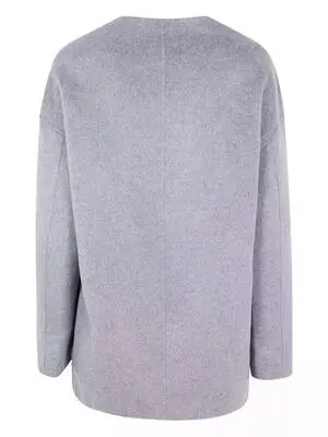 Loulou De Saison Wool Button-front Coat - Grey