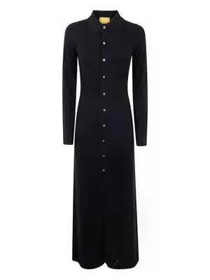 Guest In Residence Button-down Cashmere Dress