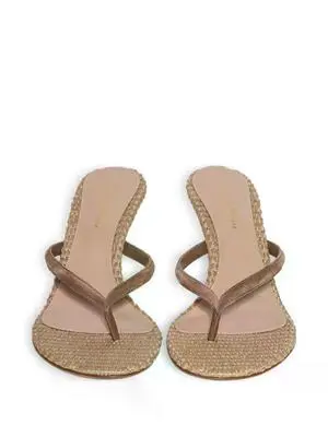 GIANVITO ROSSI 80mm Suede Heeled Sandals