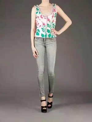 PROJET ALABAMA Patterned Tank Top