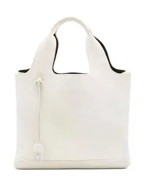 Hogan Hammered Leather Tote Bag