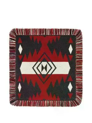Alanui Icon-jacquard Fringed Pillow